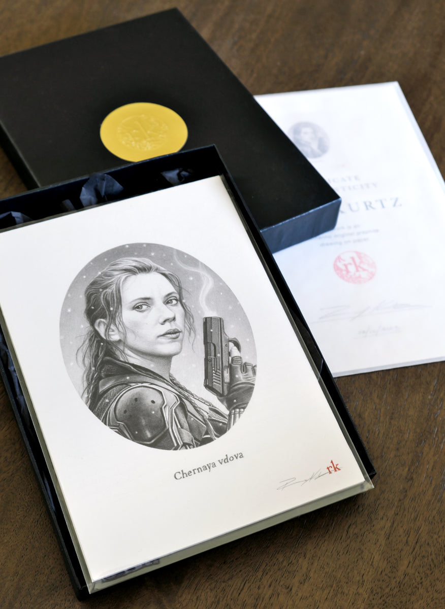 The Black Widow Original Art – Rory Kurtz Store